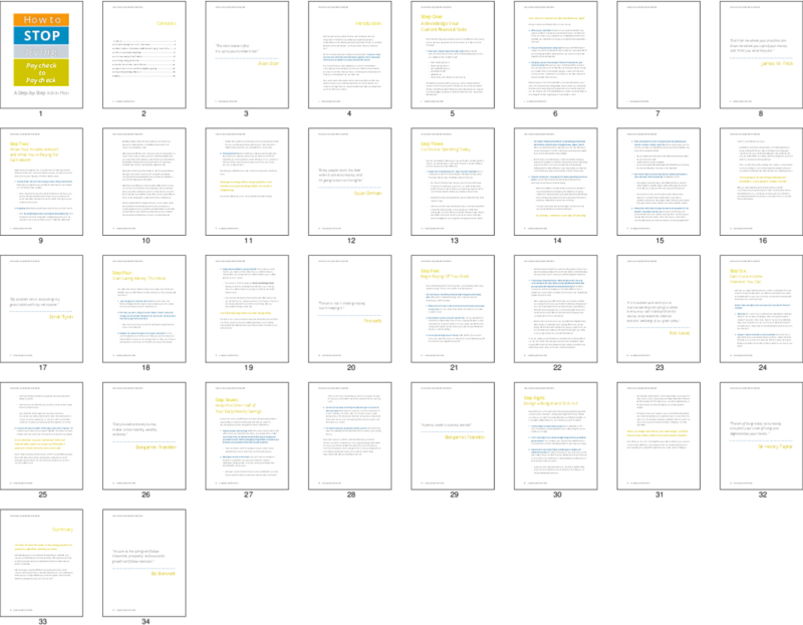 Plr Reports And Ebooks How To Stop Living Paycheck To Paycheck A Step